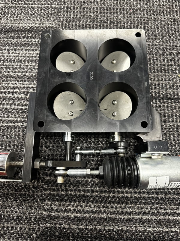 #1 Stop - 4500 Billet Electric Throttle Stop, Dominator, 2.150" Blades ...