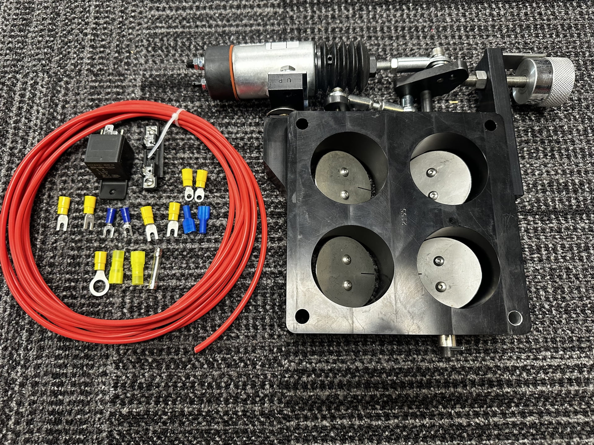 #1 Stop - 4500 Billet Electric Throttle Stop, Dominator, 2.150" Blades ...