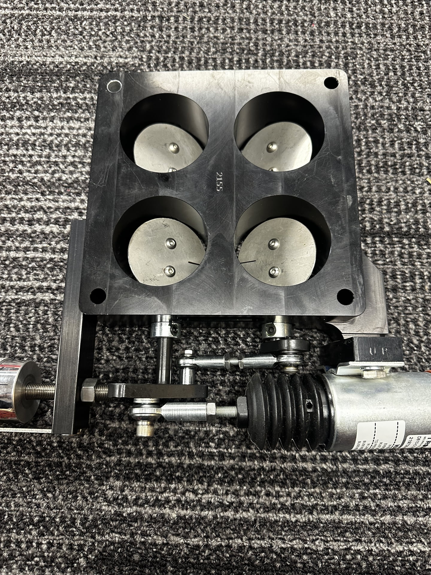 #1 Stop - 4500 Billet Electric Throttle Stop, Dominator, 2.150" Blades ...