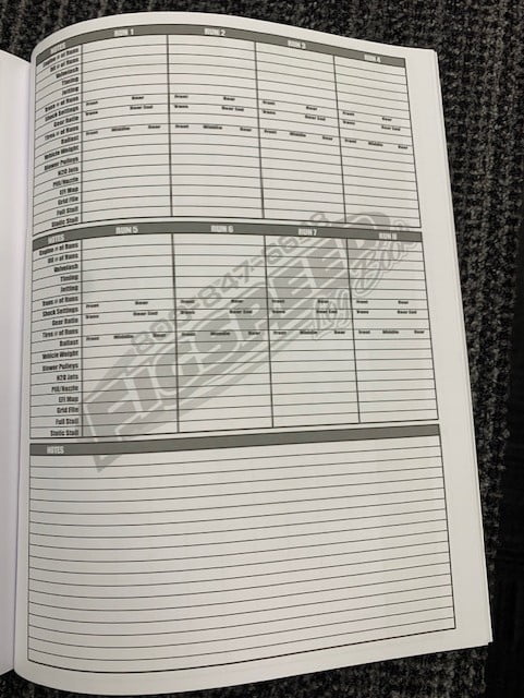 Drag Racing Log Book