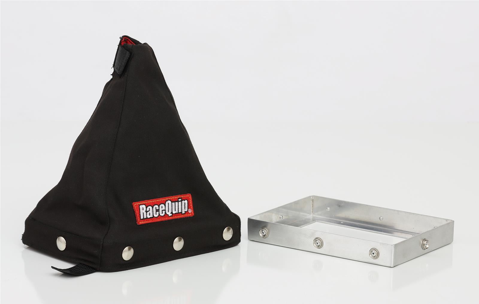 Racecar Fire-Retardant Shifter Boot W/ Mounting Base Plate; Med Height ...