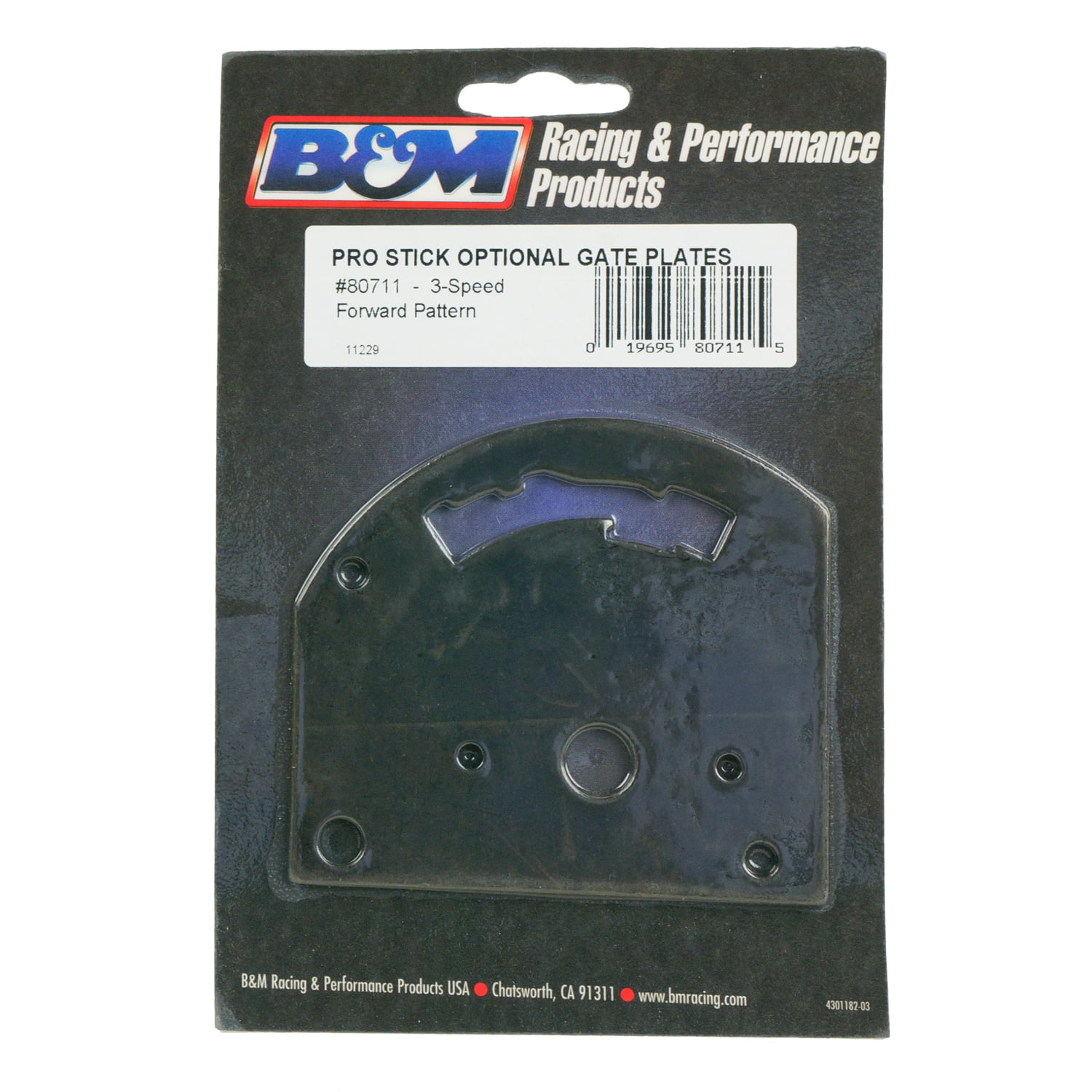 Gate Plate, Forward Pattern 3 Spd., B&M Pro Stick, Pro Bandit, Magnum ...